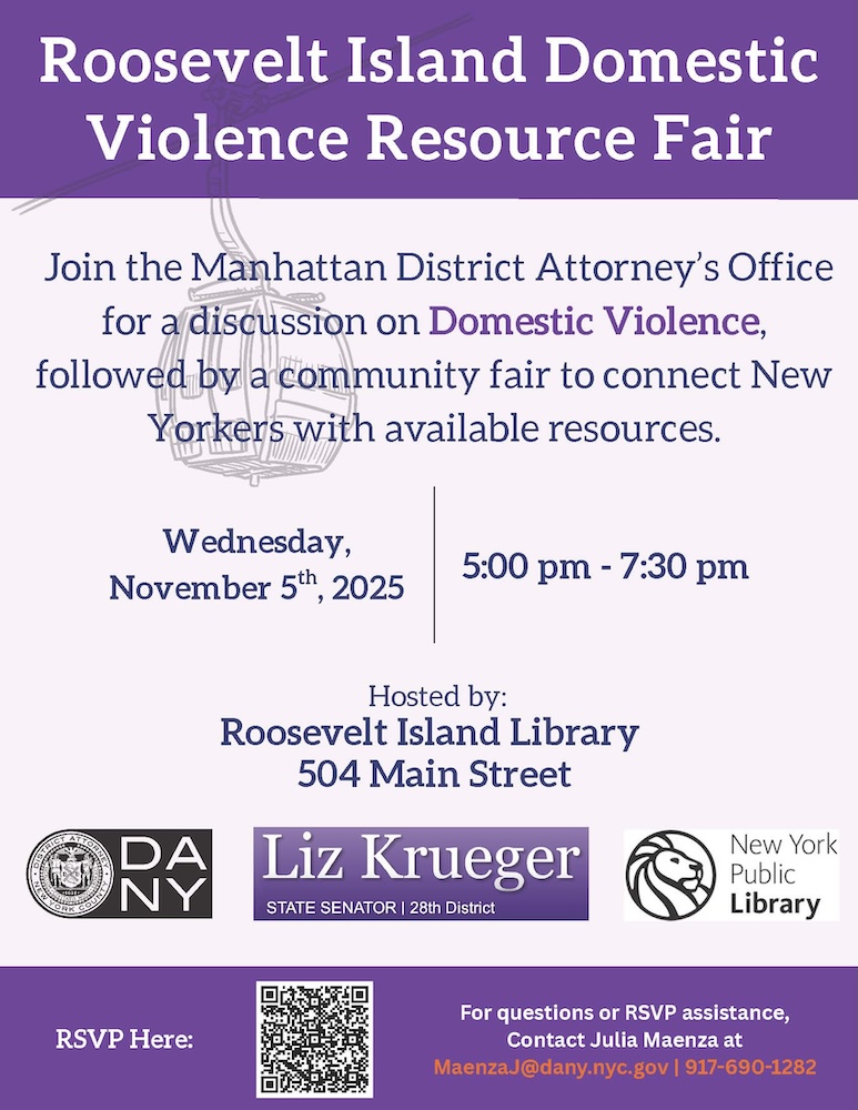 Roosevelt Island Domestic Violence Resource Fair With Manhattan ...