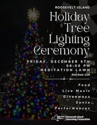 You're Invited To Annual Roosevelt Island Holiday Tree Lighting ...